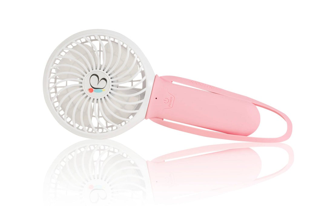 3 Speed Buggy Fan: Pink/White – Baby Biz